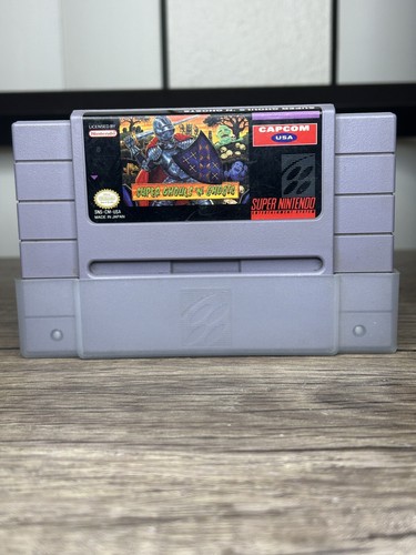 Super Ghouls N Ghosts SNES Super Nintendo 1991 | eBay
