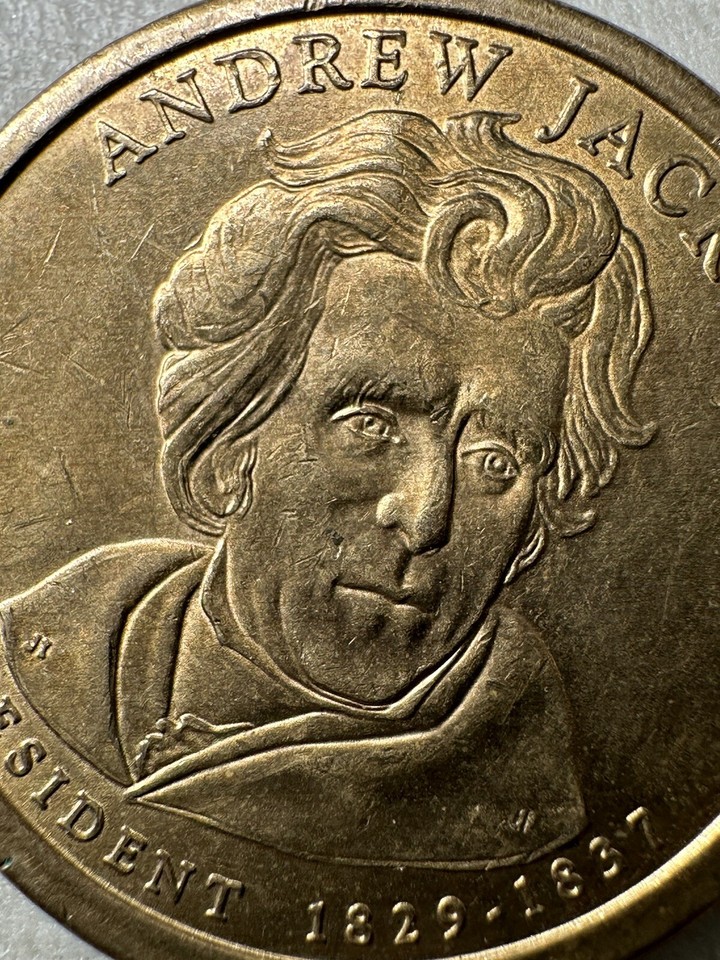 2008 P Andrew Jackson US One Dollar Coin Circulated | eBay