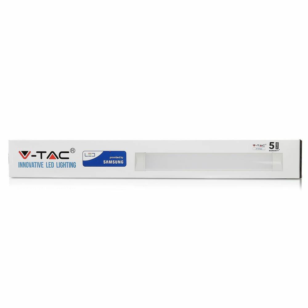 V-TAC LED Batten Strip Tube Light Slim White 1ft 2ft 4ft 5ft Daylight ...