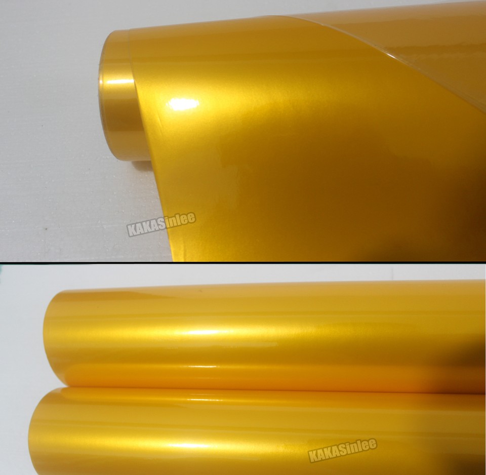 Stretchable Metallic Car Pearl Glossy Glitter Chrome Vinyl Wrap Paint ...