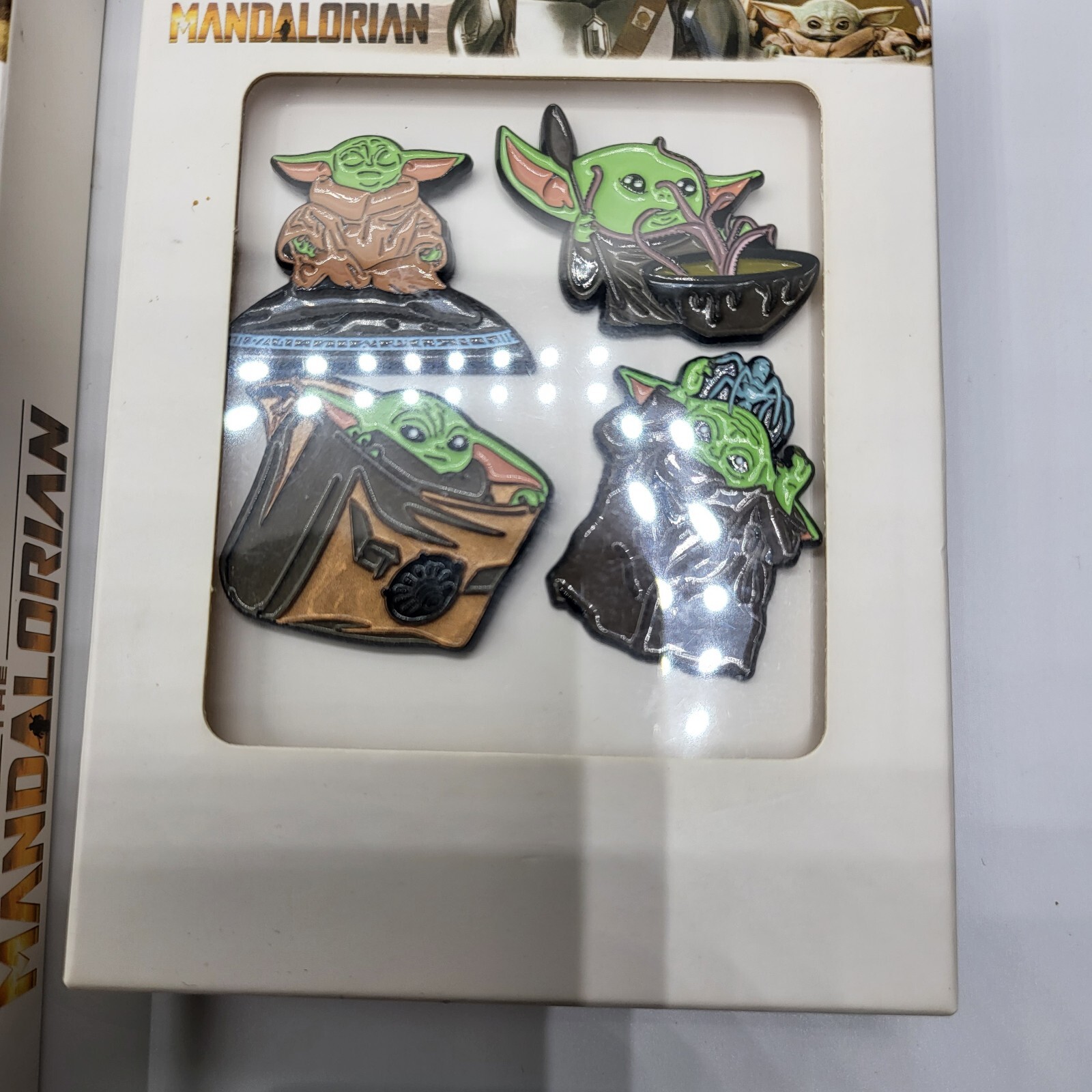 Star Wars Mandalorian The Child Grogu Baby Yoda 3D Lapel Pins and ...