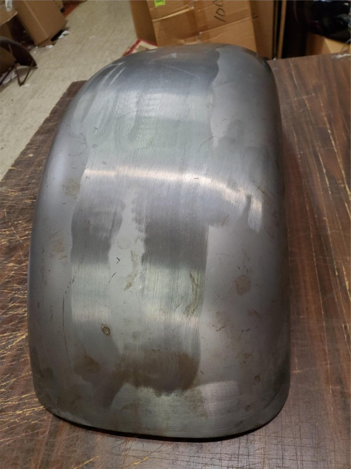 11" Wide Steel Round Top Rear Motorcycle Fender Harley-Davidson Custom ...