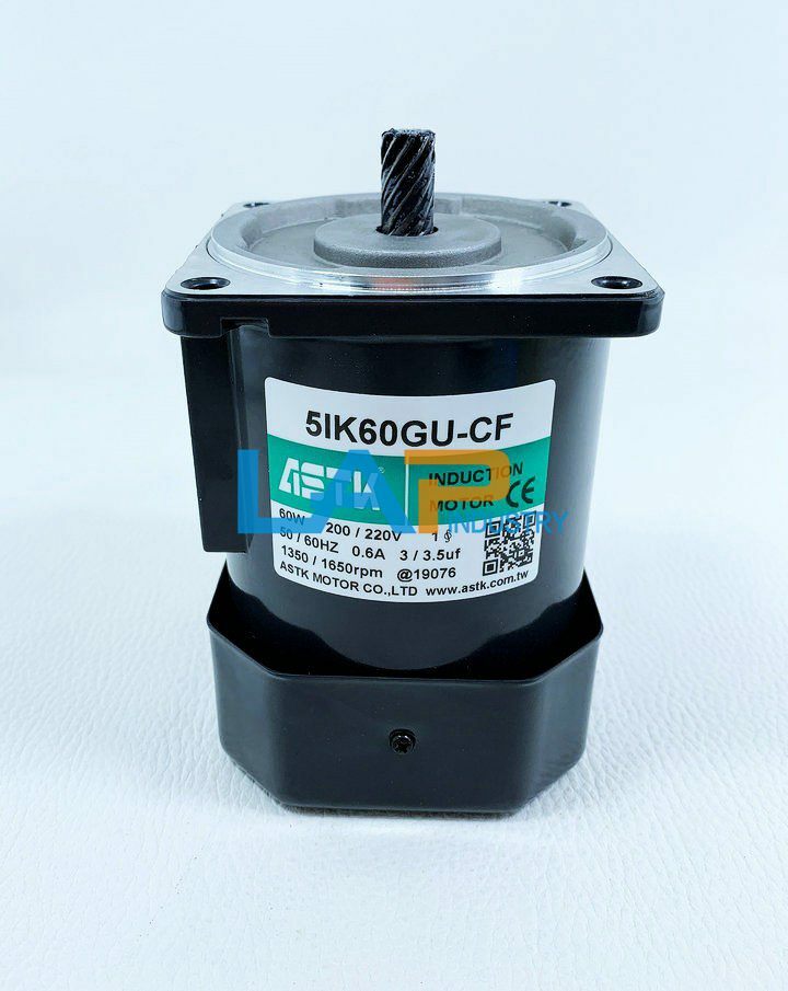 1PCS New For ASTK Single-phase Asynchronous Gear Motor 5IK60GU-CF 60W ...