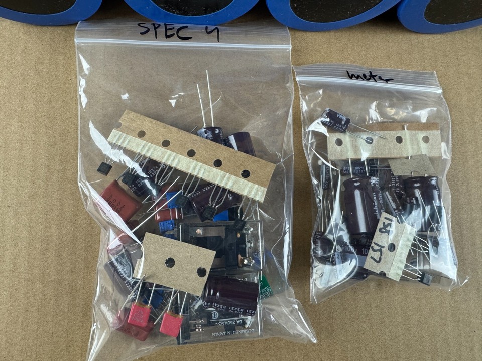 Pioneer Spec 4 COMPLETE Rebuild Kit Recap Set Transistors Relays Main ...