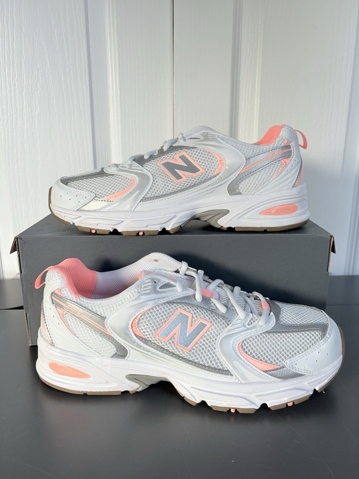 New Balance 530 White Peach Women’s Trainers Size Uk 10 Brand New | eBay UK