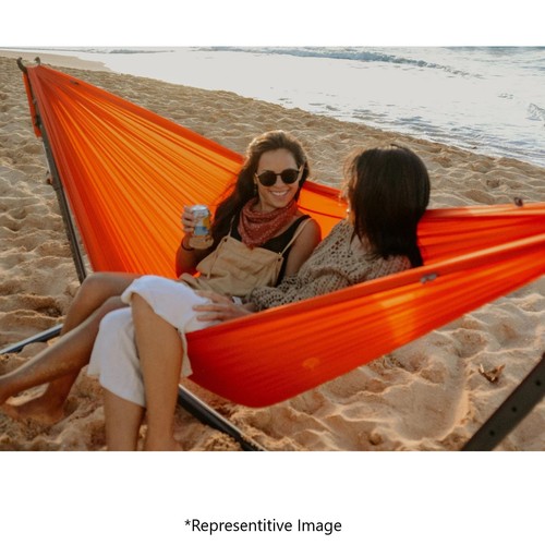 Kammok Roo Double Granite Gray 500 lb Capacity Ripstop Nylon Camping ...