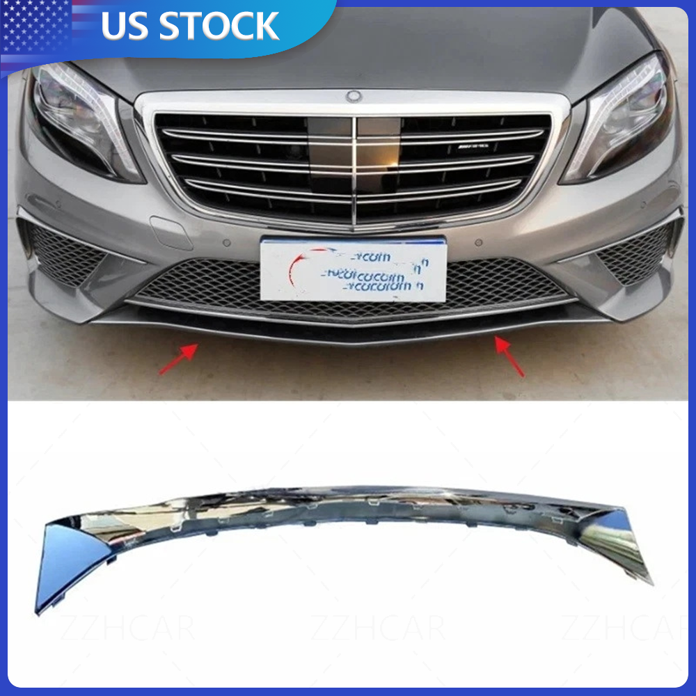 New Front Bumper Lower Molding Chrome Trim For Mercedes W222 S65 S63 ...