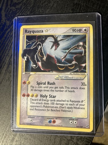 Pokemon Rayquaza Gold Star EX Deoxys Ultra Rare Holo Card #107 | eBay