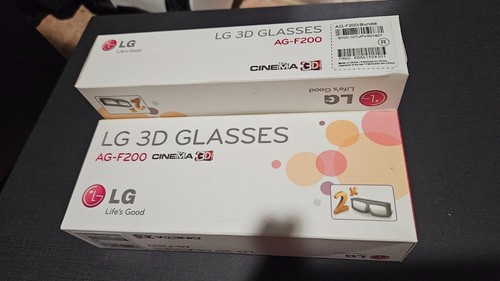 LG 3D Glasses AG-F200 Two Sets (4 Total Pairs) *NEW* | eBay