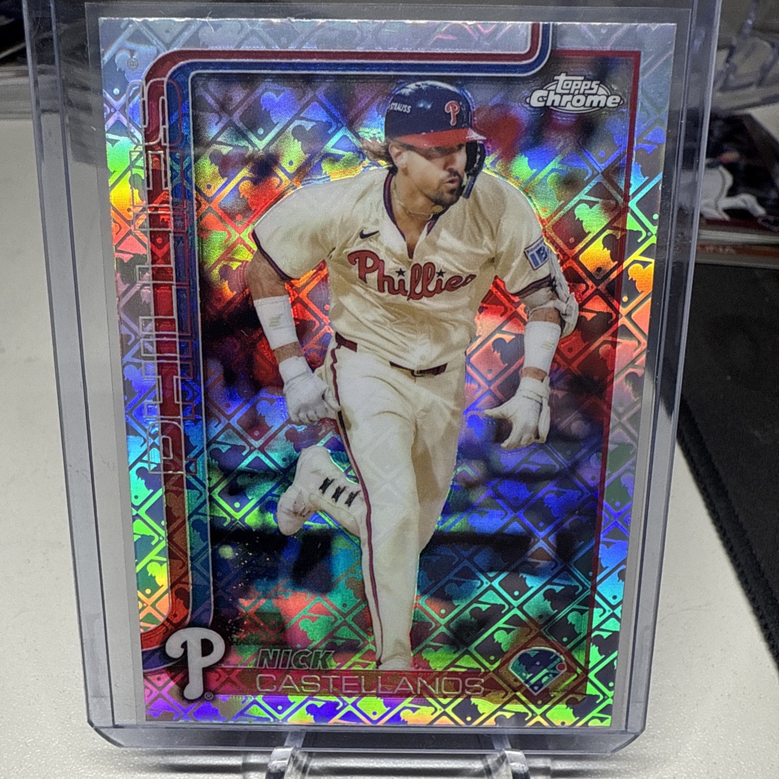 Nick Castellanos 2025 Topps Chrome Logofractor Edition #226 Base Price ...