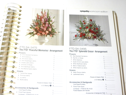 Florist Design Workbook For All Arranging 300 Pg How To- Recipes ...