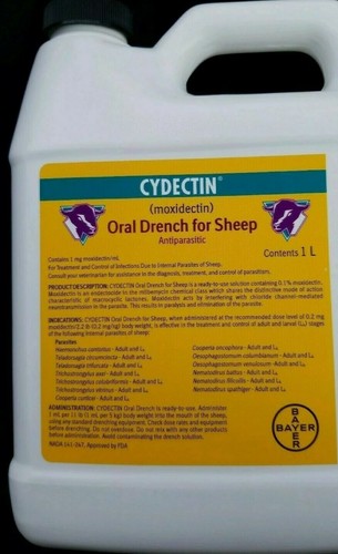 Bayer Animal Health Cydectin Oral Drench for Sheep 1 Liter 724089114013 ...