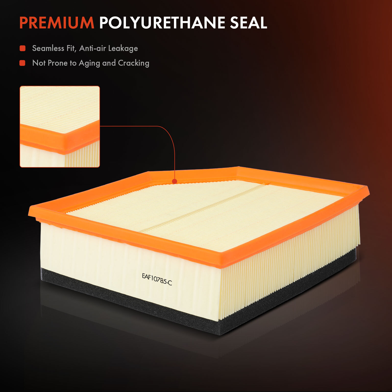 New 1Pc Engine Air Filter for Volvo XC90 2007-2014 3.2L Flexible Panel ...