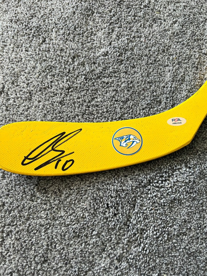 COLTON SISSONS Nashville Predators SIGNED Autographed Hockey Stick PSA ...