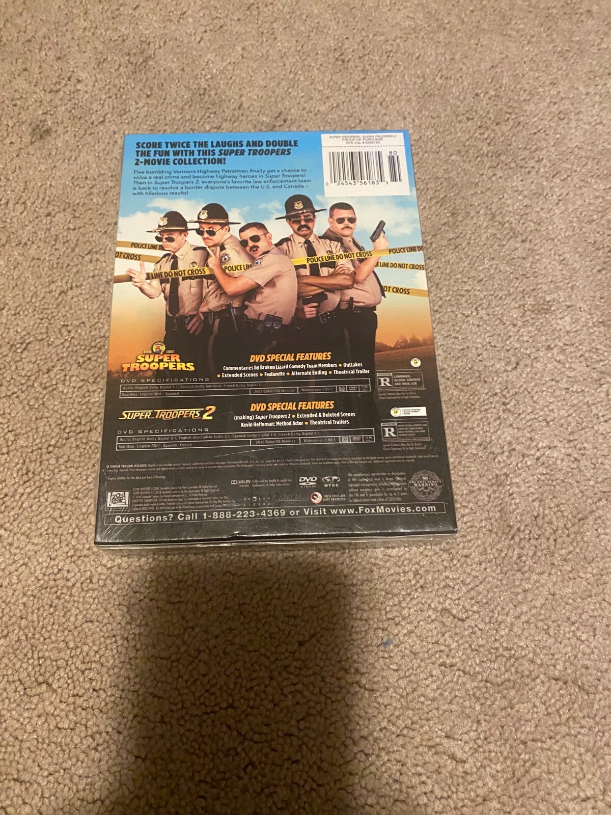 Super Troopers / Super Troopers 2: 2-Movie Collection (DVD) for sale ...