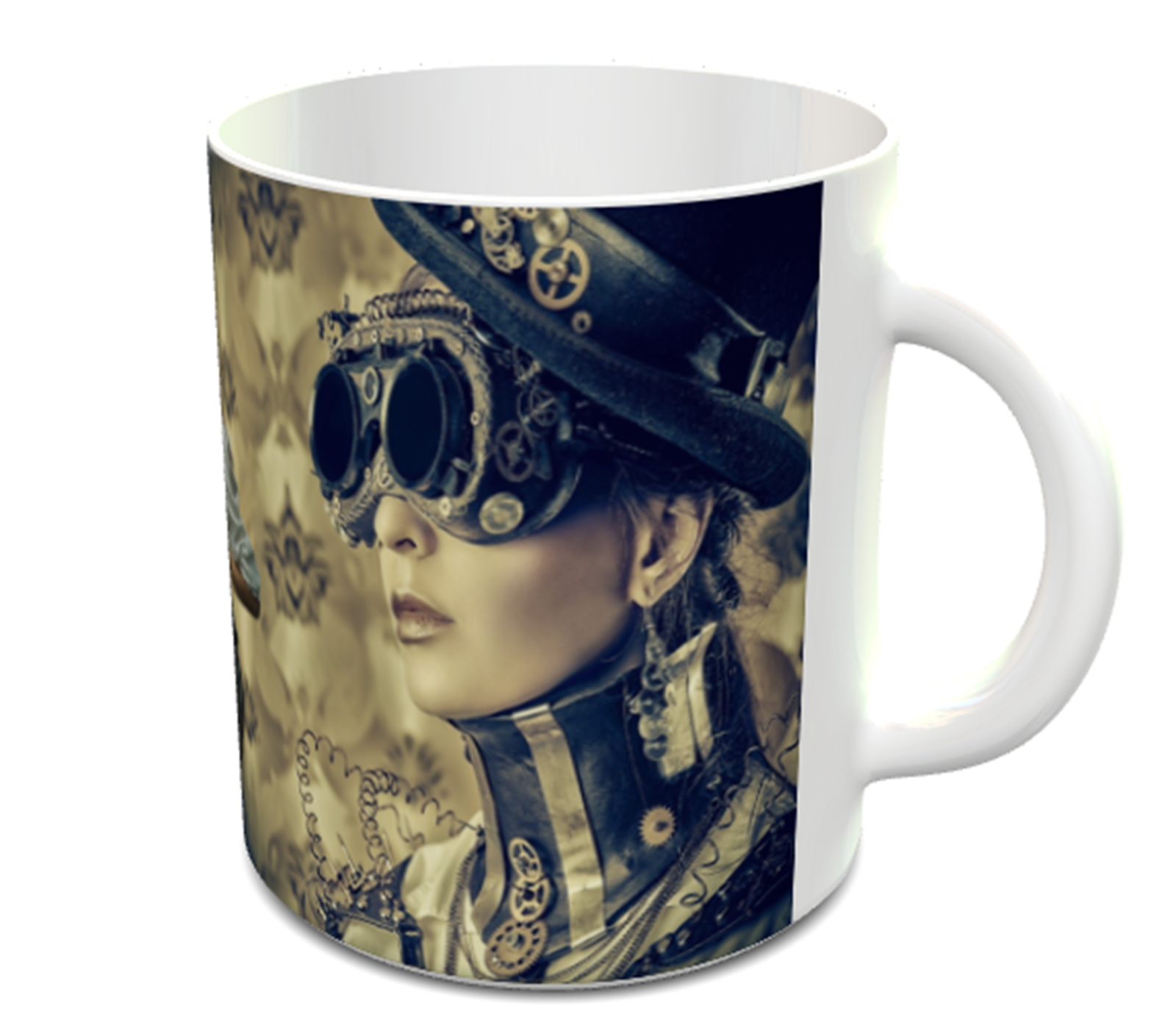 steampunk mug 11oz ceramic mug UK standard size steampunk accessories ...