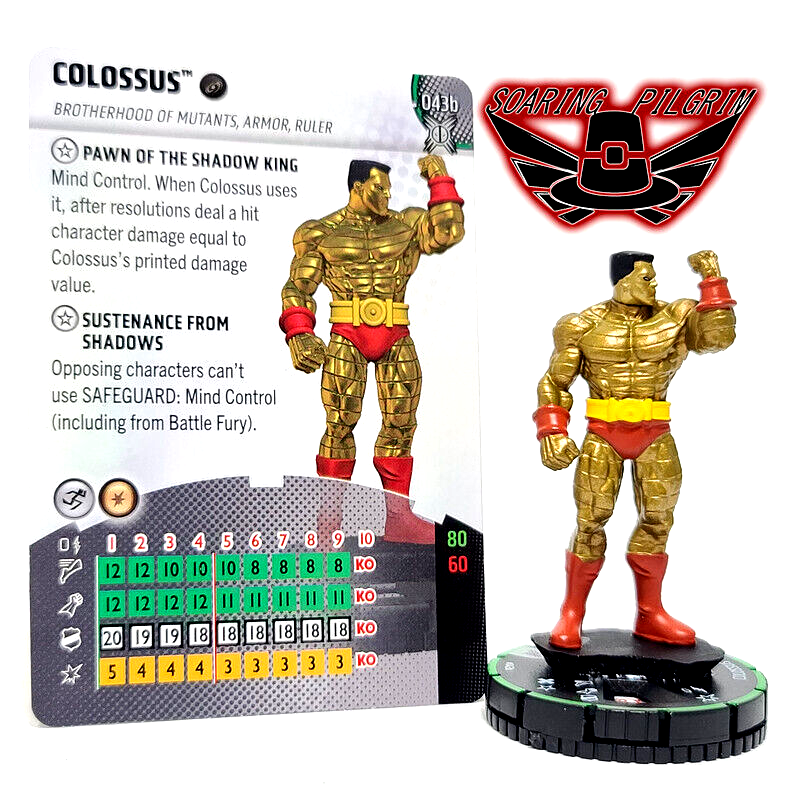 Marvel Heroclix COLOSSUS - 043b - PRIME Deadpool Weapon X Set | eBay