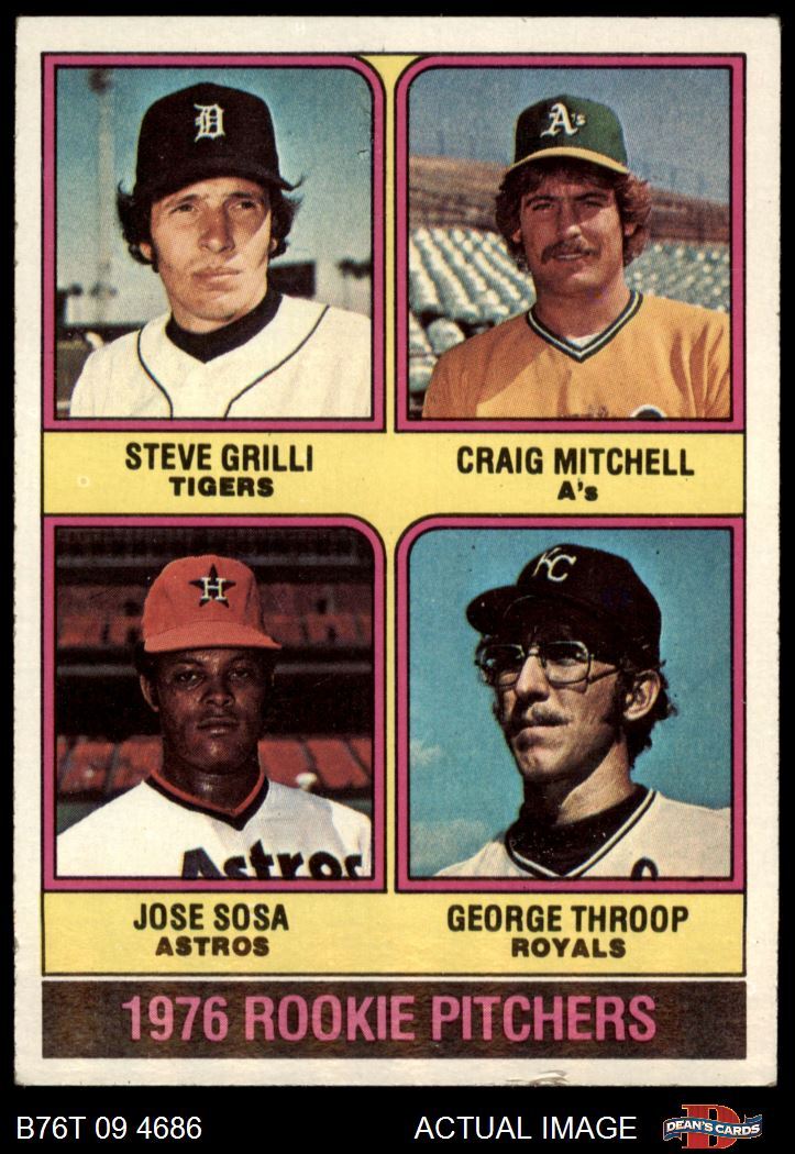 1976 Topps #591 Steve Grilli Rookie Pitchers 4.5 - VG/EX+ | eBay