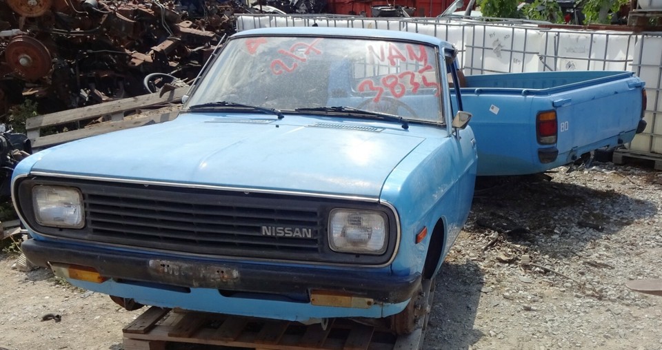 Datsun B110 Sedan Coupe UTE P/U front bumper painted used | eBay