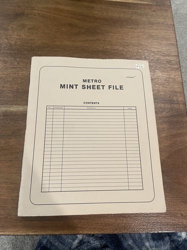 FULL Mint Sheet File Stamp Album (40+ Sheets) | eBay