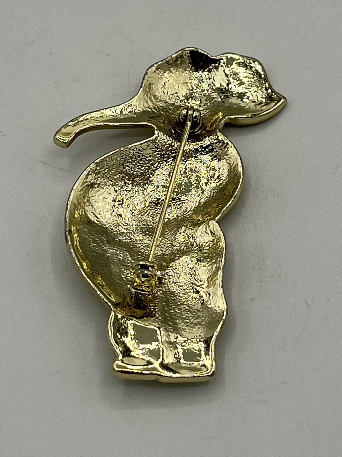 Vtg Anthropomorphic Elephant Wearing Vest Pin Brooch … - Gem