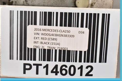 14-18 Mercedes W117 CLA250 GLA250 2.0L Engine Starter Motor Unit ...