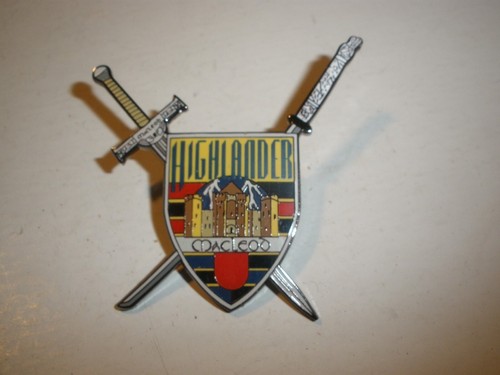 Highlander TV Series Macleod Sword / Shield Pin | eBay