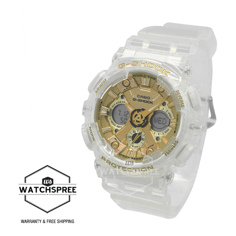 Casio G-Shock for Ladies' Translucent Resin Band Watch GMA-S120SG-7A | eBay