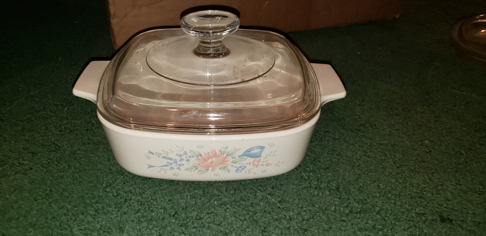 Corning Ware Symphony A-1-B Casserole Dish 1L Floral Bakeware Corelle ...