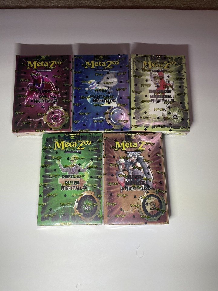 MetaZoo Nightfall 1st Edition Theme Deck Full Set - Brand New Sealed | eBay