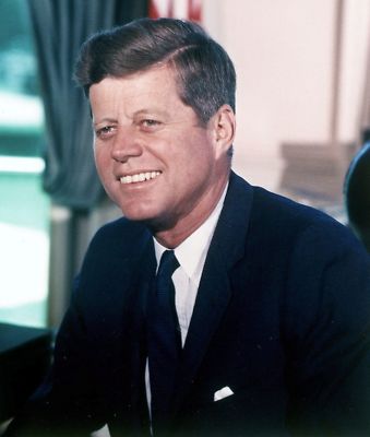 GLOSSY PHOTO PICTURE 8x10 Us President John F Kennedy Smiling | eBay