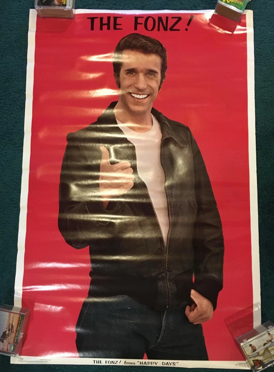 Fonzie Happy Days Poster
