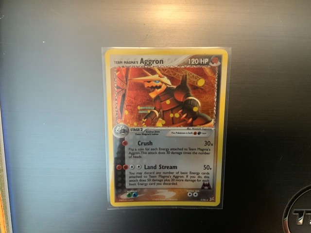 Pokémon TCG Team Magma's Aggron EX Team Magma vs Team Aqua 7 Holo Holo ...