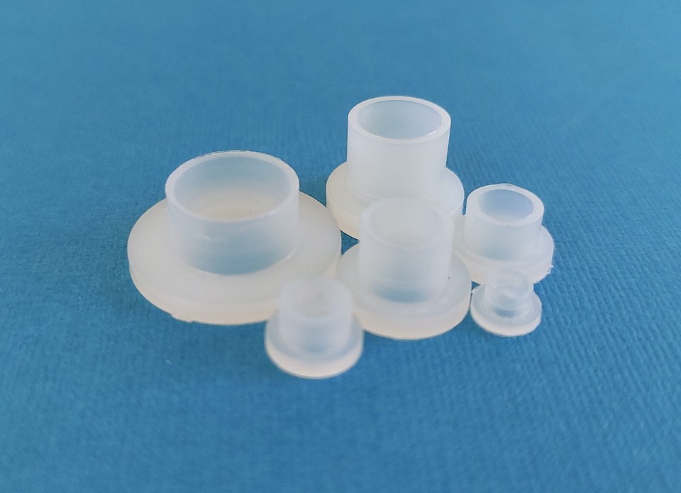 Natural Nylon Plastic Screw Insulators / Shoulder Washers / Top Hats M3 ...