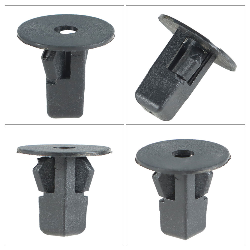 100Pcs 8x8.2mm Car Fastener Clips Bumper Inner Fender Rivets Push For ...