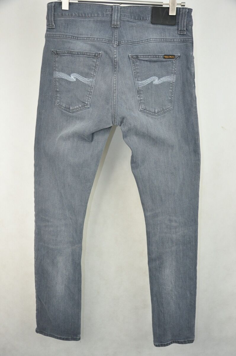 NUDIE JEANS GRIM TIM ORG. LIGHTER SHADE MEN'S JEANS size W30 NUDIE JEANS GRIM TIM ORG. LIGHTER SHADE MEN'S JEANS size W30