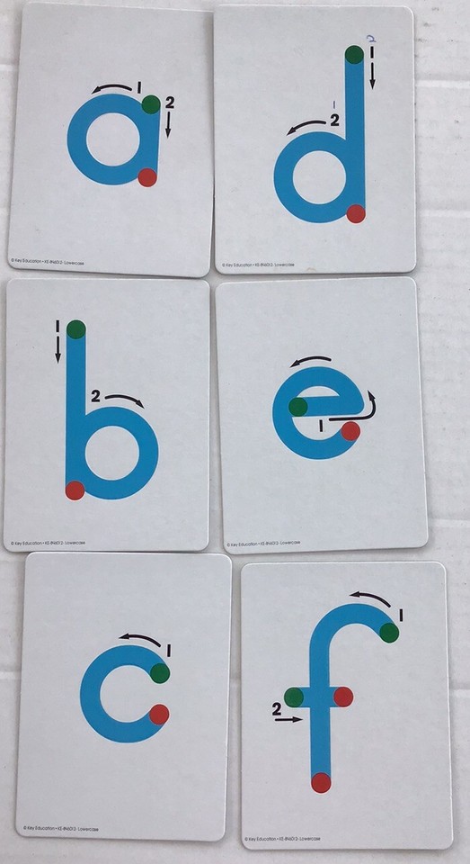 Key Education KE-846012 Textured Touch and Trace Lowercase Letters (26 ...