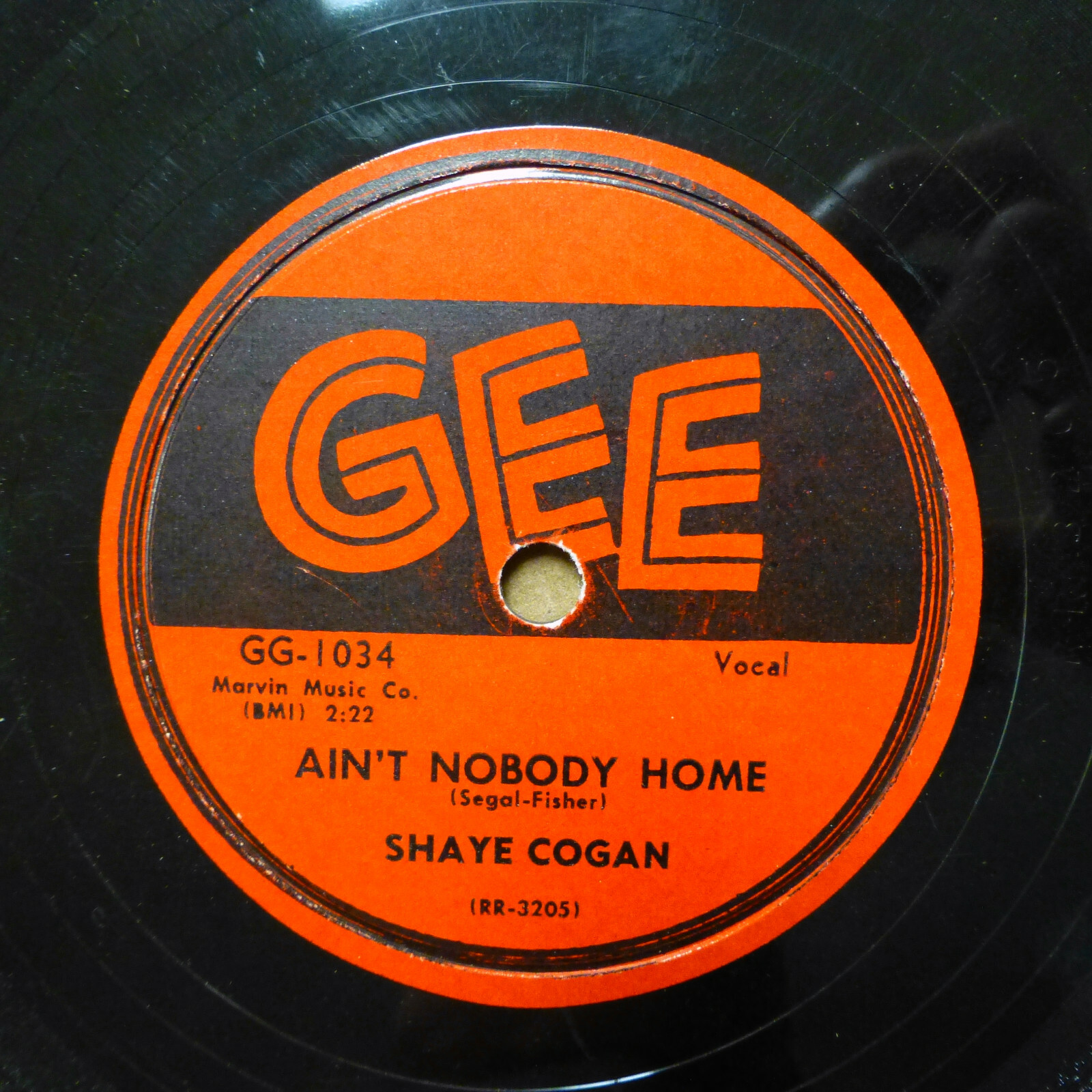 Shaye Cogan Pop Stay Away Proche B/W Ain'T Nobody Home Sur VG Gee ...