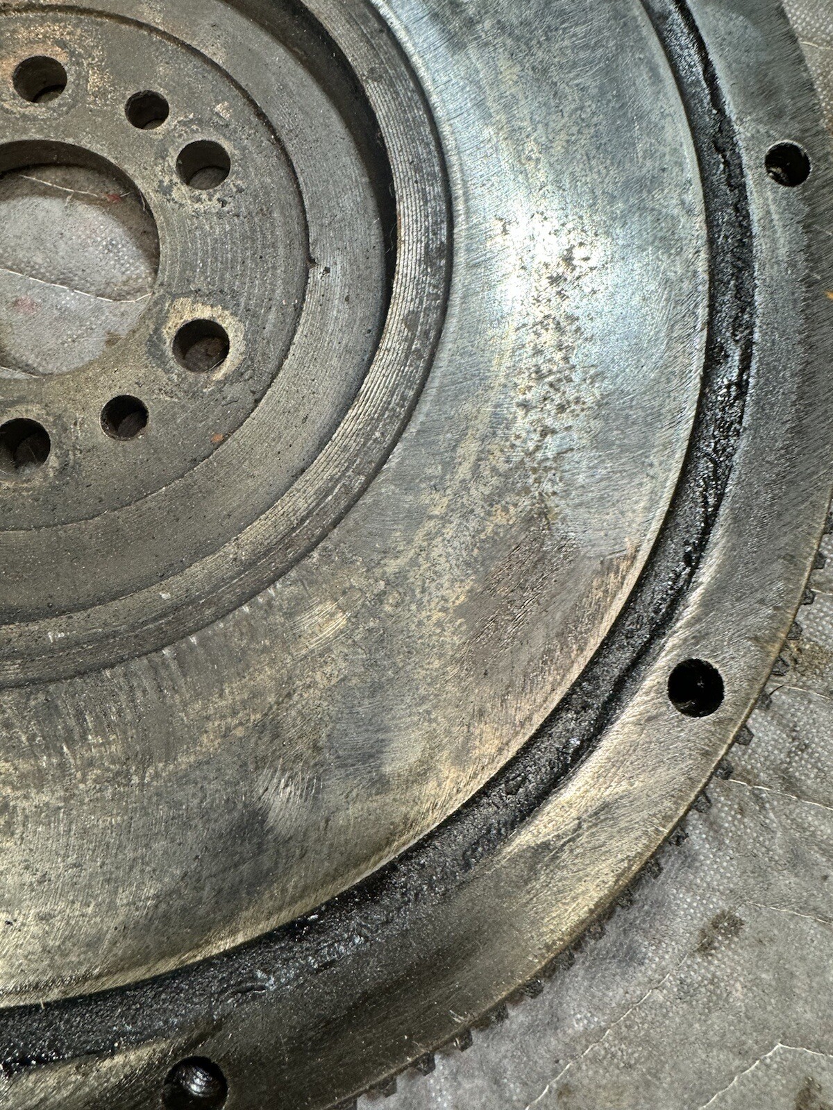 1942-1953 Chevy Chevrolet GM 216 235 Engine Motor Flywheel Ring Gear ...