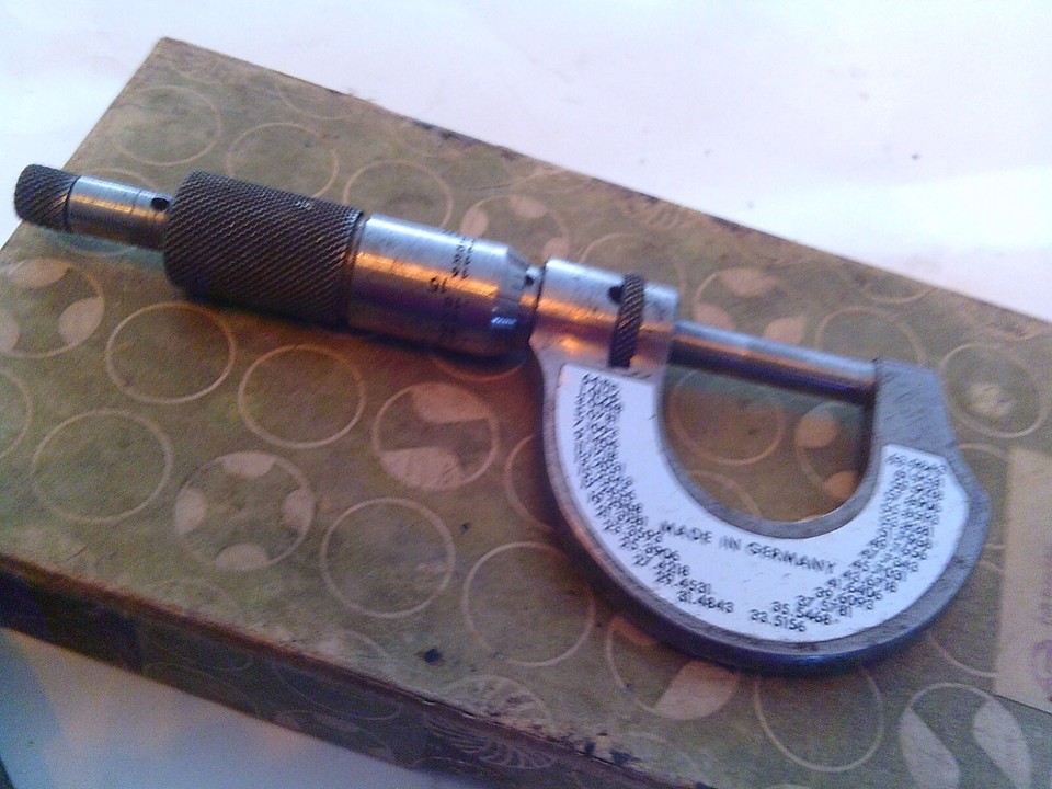 Vintage 0-1" Micrometer Made In Germany | eBay