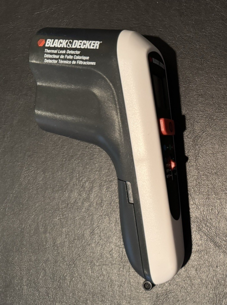 Black & Decker ~ Thermal Leak Detector Energy Saver TLD100 ~ Handheld ...