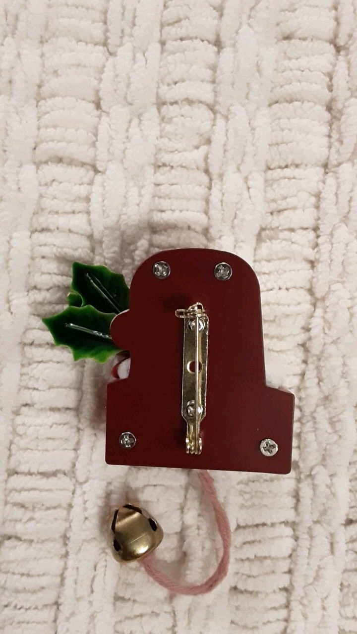 LIGHT UP NOSE CHRISTMAS SANTA PIN, BELL, LAPEL WORKING CONDITION | eBay