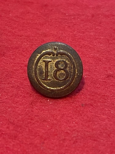French Military Button 18th Regiment, Repo W B Co. Backmark | eBay