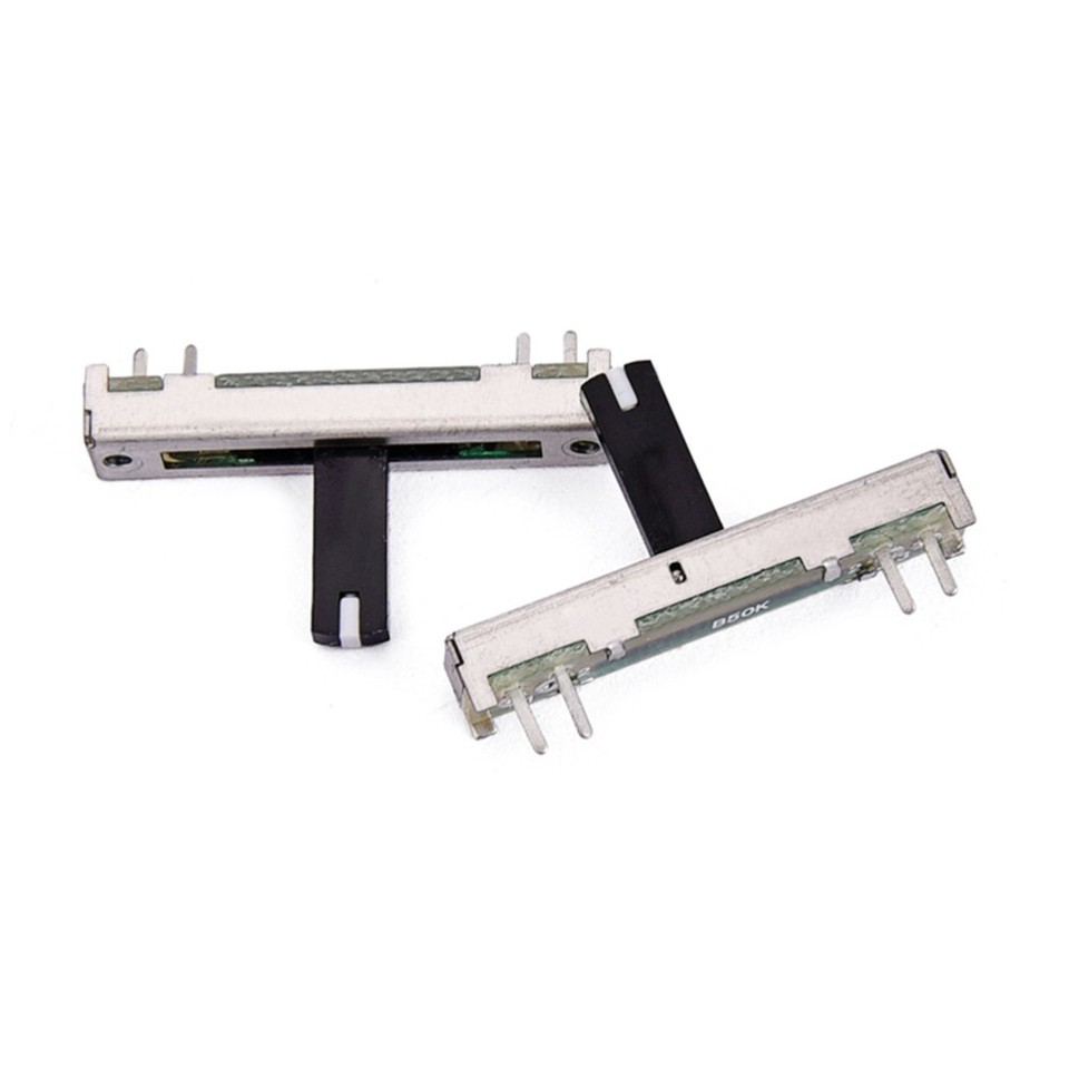 2 Pack Potentiometer Resistance Straight Slide Electric Fader | eBay