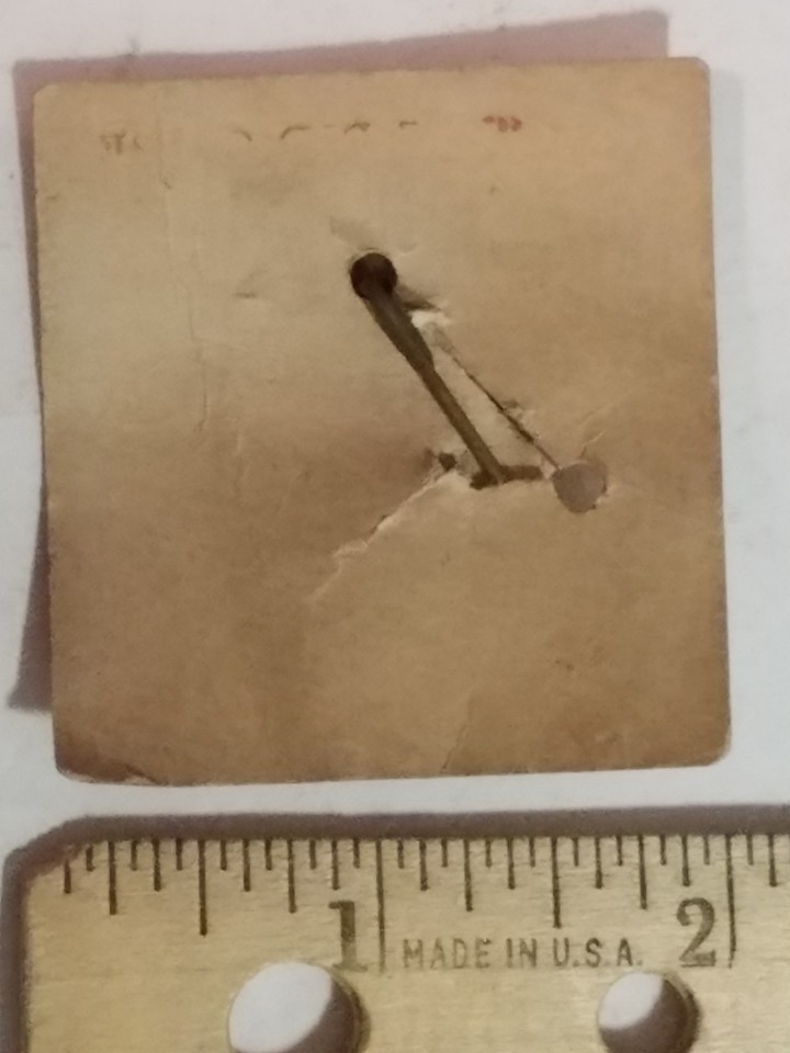 Red Raven Splits Pin on Original Card, 1904 World’s Fair Promotional ...