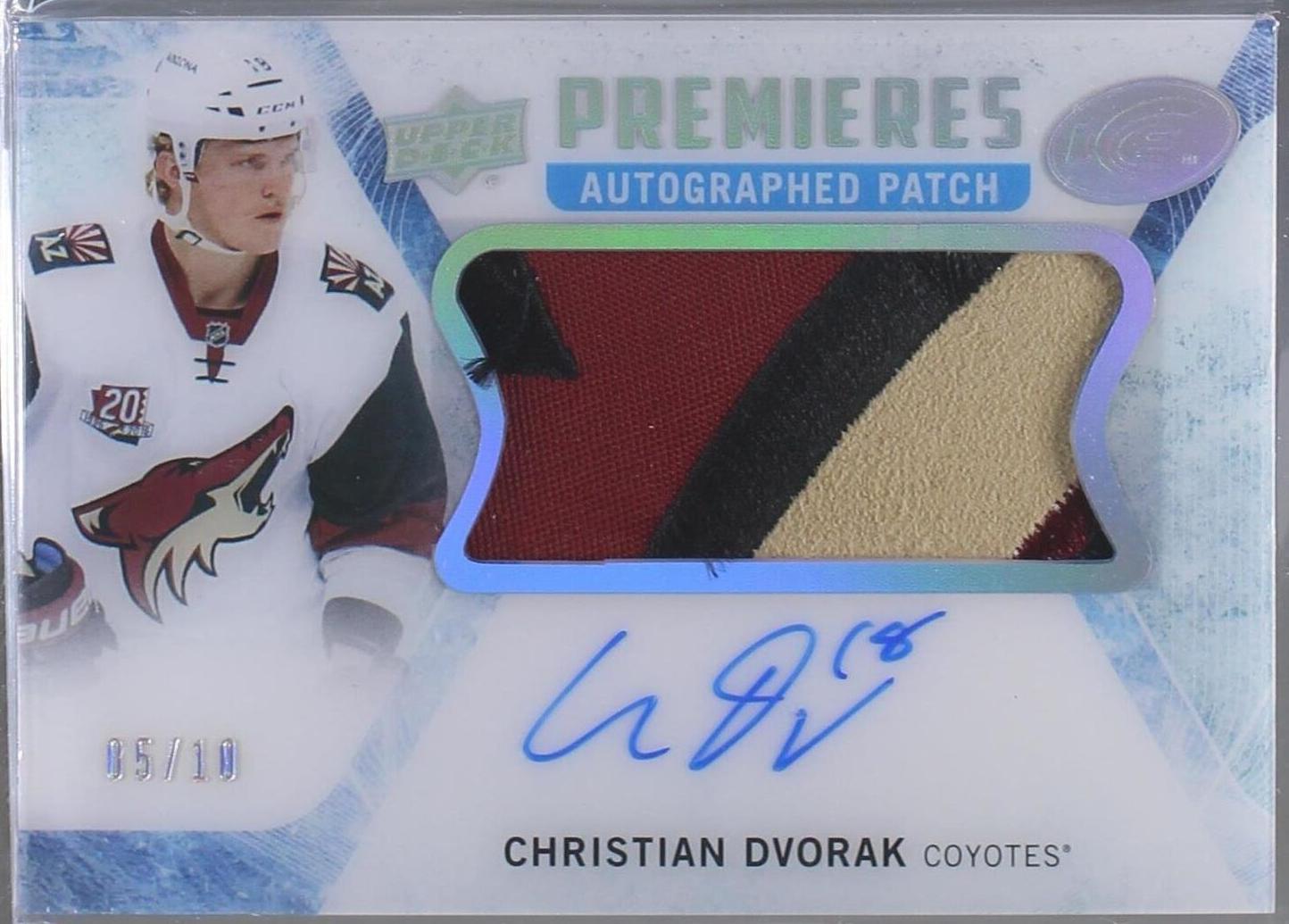 2016-17 Upper Deck Ice - Ice Premieres Autographed Patch Christian ...