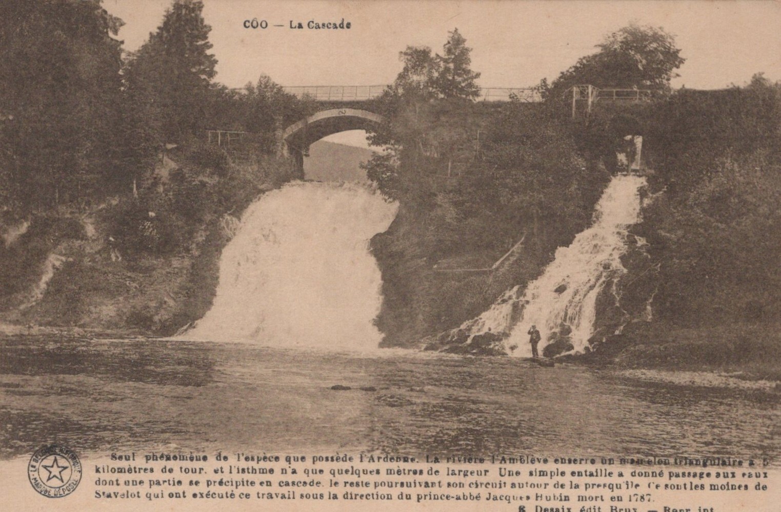 BELGIUM COO WATERFALL Province of Liège Postcard CPA #PAD193.U | eBay