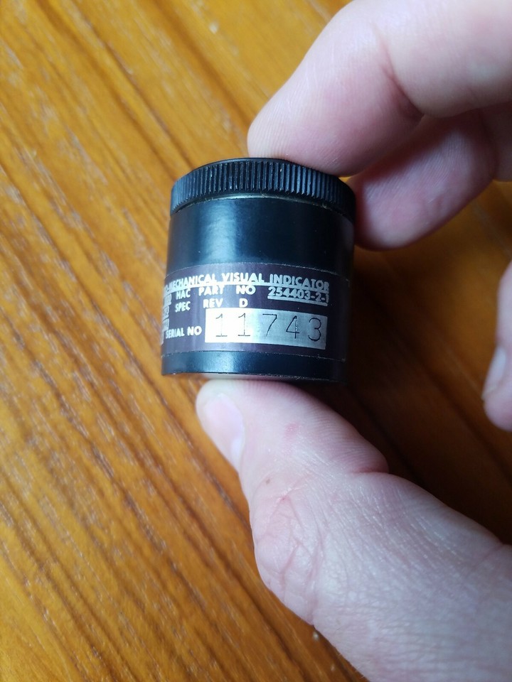 Electro-Mechanical Visual Indicator EMV 1000 254403-2-1 77221 serial ...