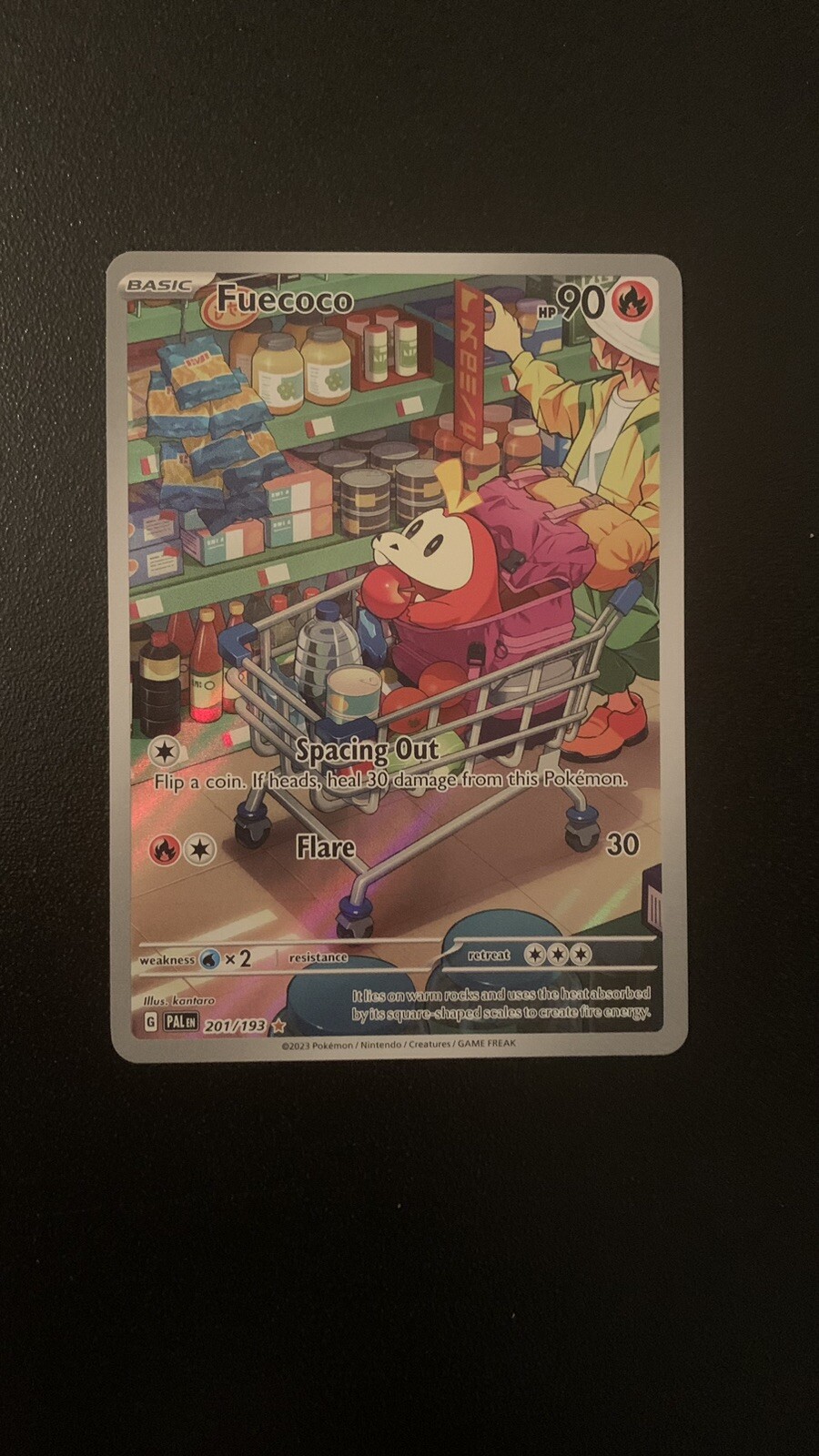 Pokémon TCG Fuecoco Scarlet & Violet - Paldea Evolved 201/193 Holo ...