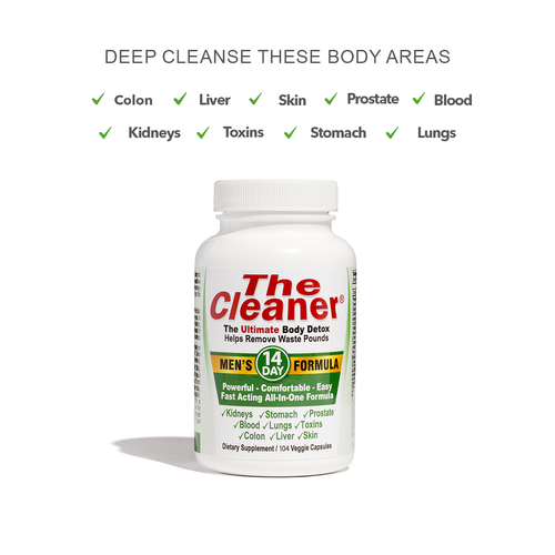 CENTURY SYSTEMS THE CLEANER® DETOX Men's 14 Day Formula 104 Capsules 26 ...